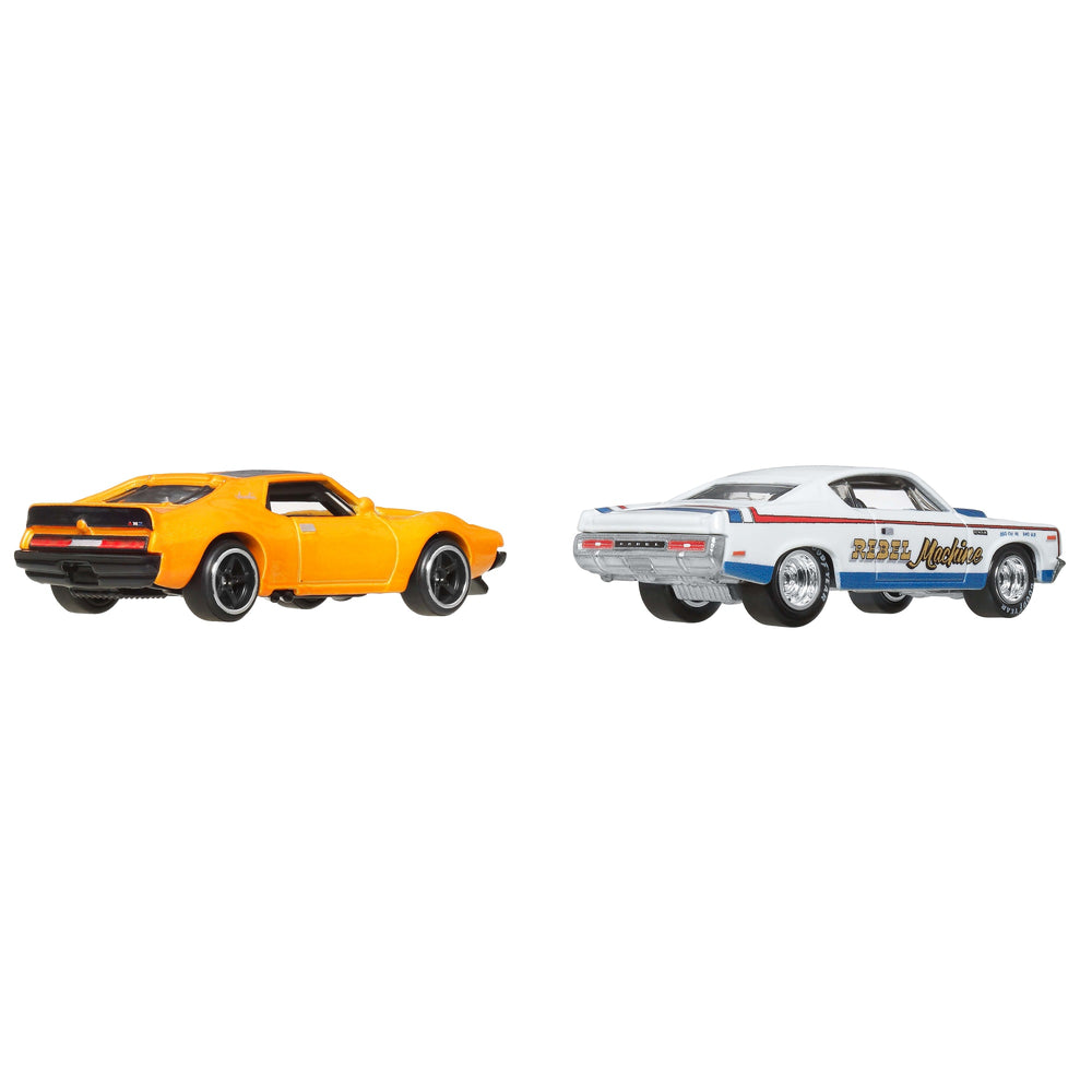 Hot Wheels Premium Car Culture 2-Pack '71 AMC Javelin & AMC Rebel ...