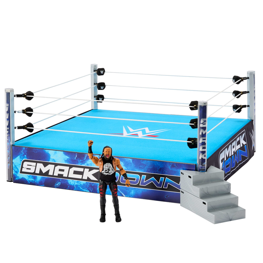 WWE Smack Down Wrestling Ring and WWE Ultimate Edition Jacob Fatu ...