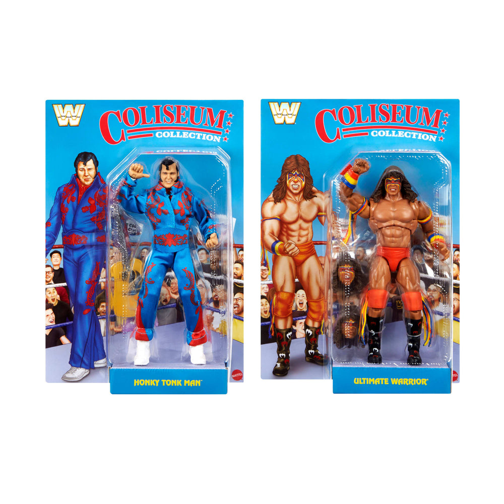 WWE Coliseum Collection Honky Tonk Man & Ultimate Warrior Ultimate ...