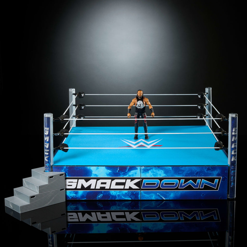 WWE Smack Down Wrestling Ring and WWE Ultimate Edition Jacob Fatu ...