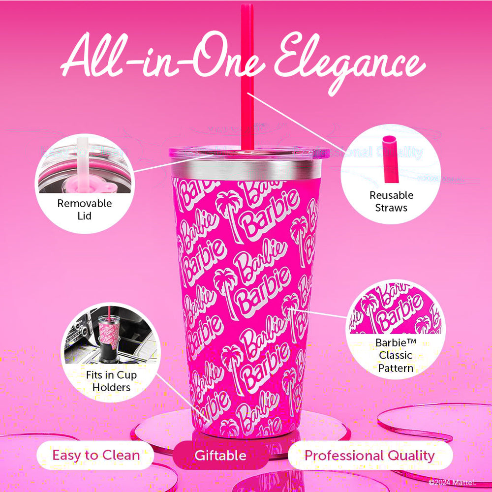 Barbie™ X Dragon Glassware® Tumbler - 16 Oz – Mattel Creations