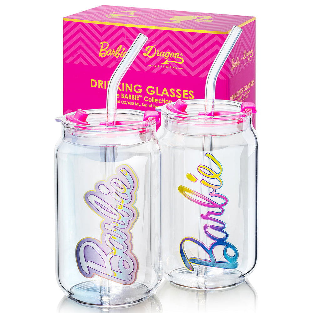 Barbie™ X Dragon Glassware® Aura Drinking Glasses – Mattel Creations