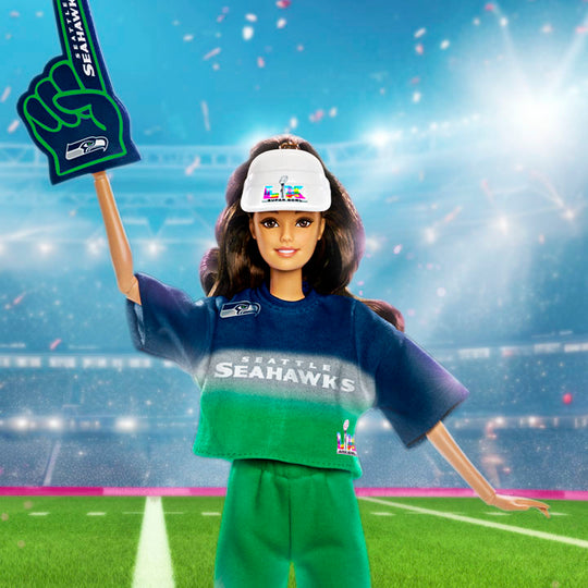 Barbie Super Bowl LX Seattle Seahawks Doll | Mattel Creations