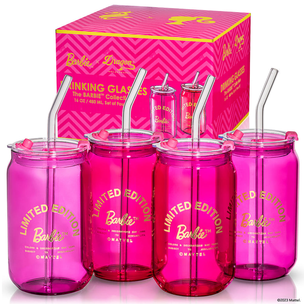 Barbie™ x Dragon Glassware® Limited Edition Drinking Glasses – Mattel Creations