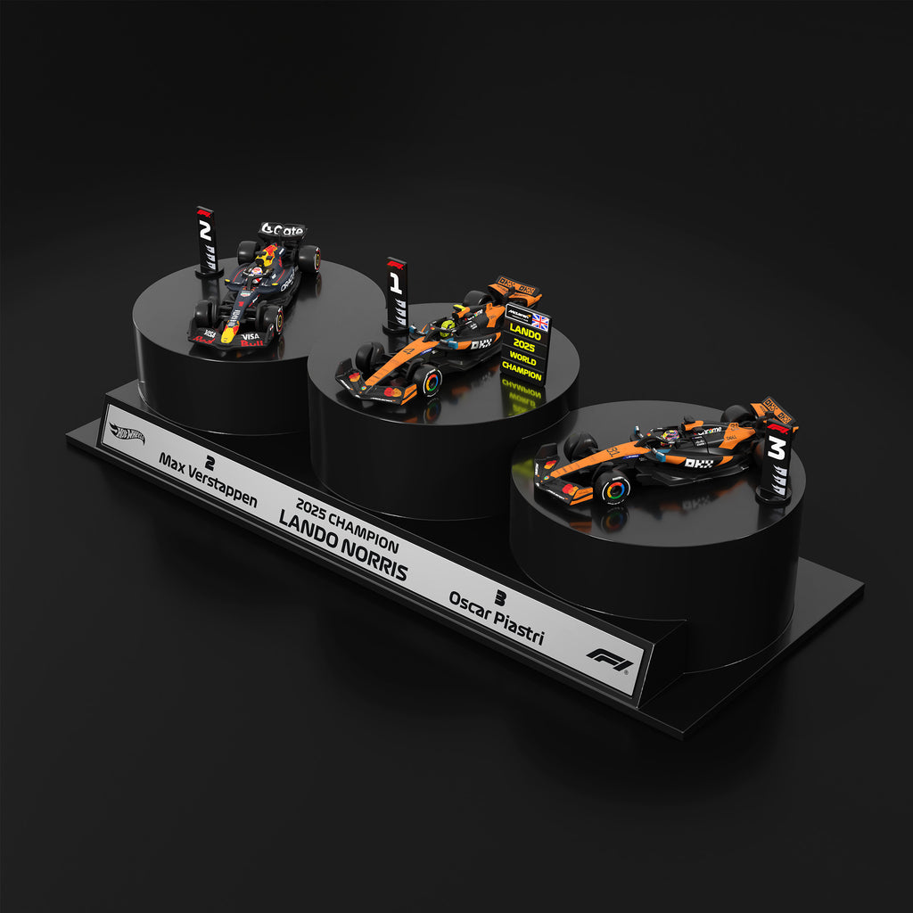 Hot Wheels® 2025 Formula 1® Podium Set | Mattel Creations
