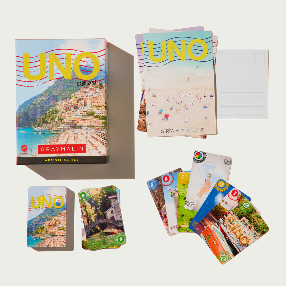 UNO Artiste Series Gray Malin Card Deck | Mattel Creations