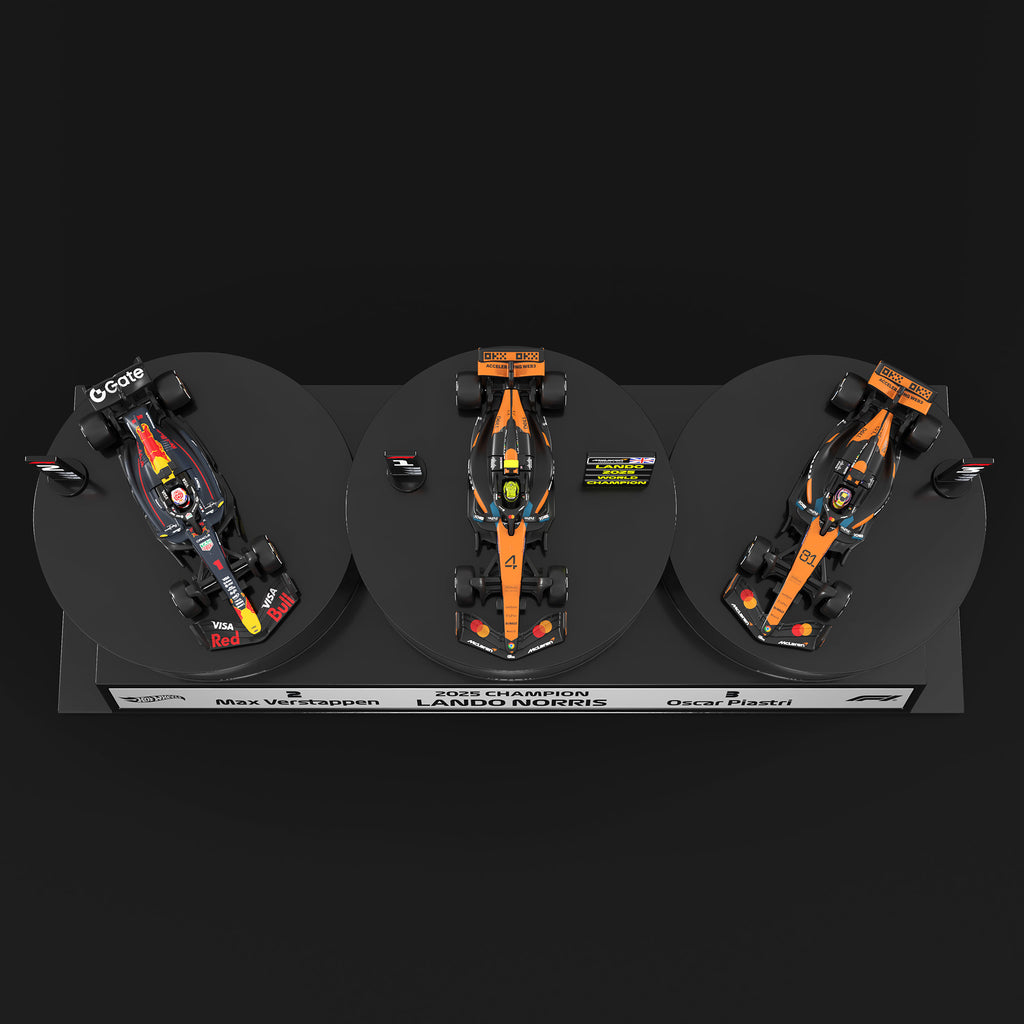 Hot Wheels® 2025 Formula 1® Podium Set | Mattel Creations