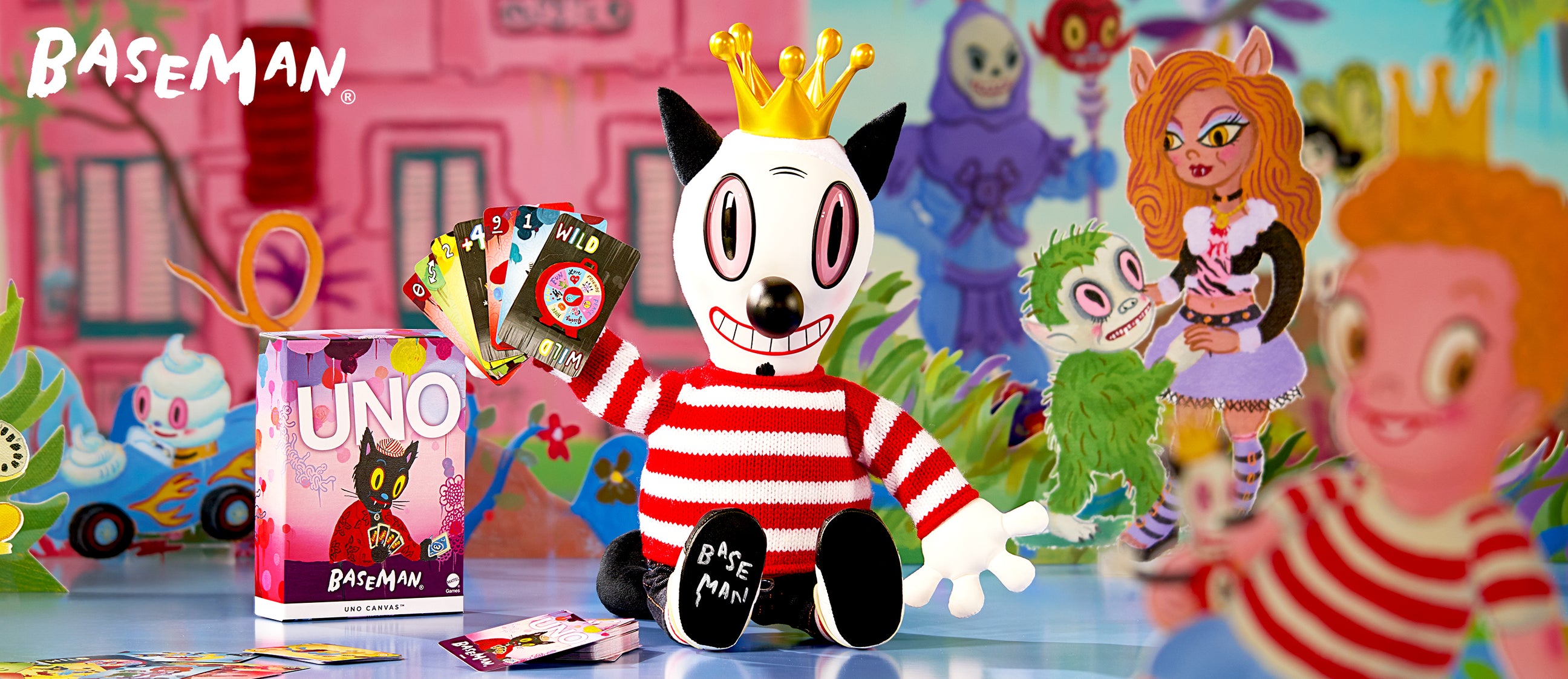 UNO and Toby Plush x Gary Baseman | Mattel Creations