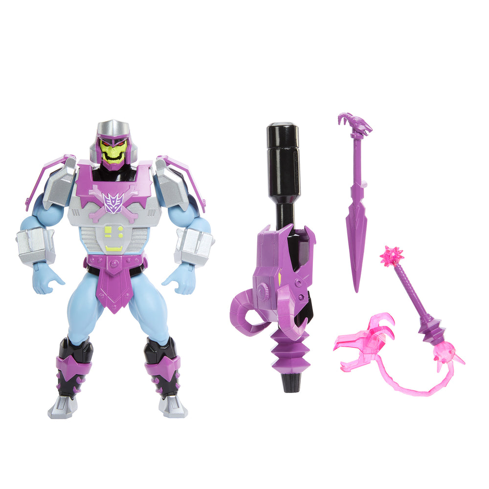 Masters of the Universe x Transformers Megatron Armor Skeletor Action ...