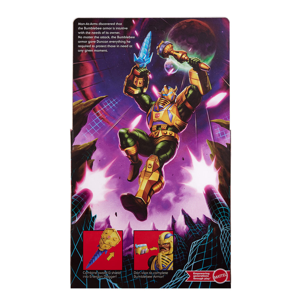 Masters of the Universe x Transformers Bumblebee Armor Man-At-Arms ...
