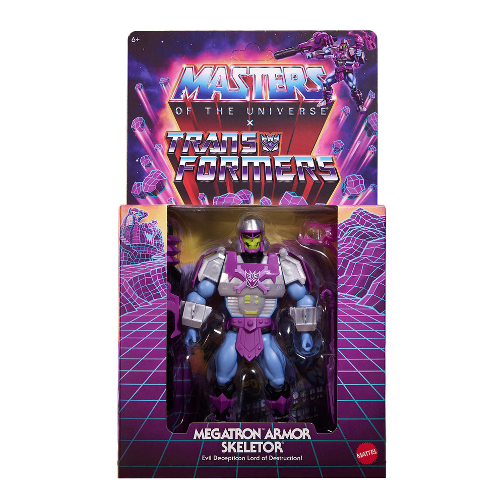 Masters of the Universe x Transformers Megatron Armor Skeletor Action ...