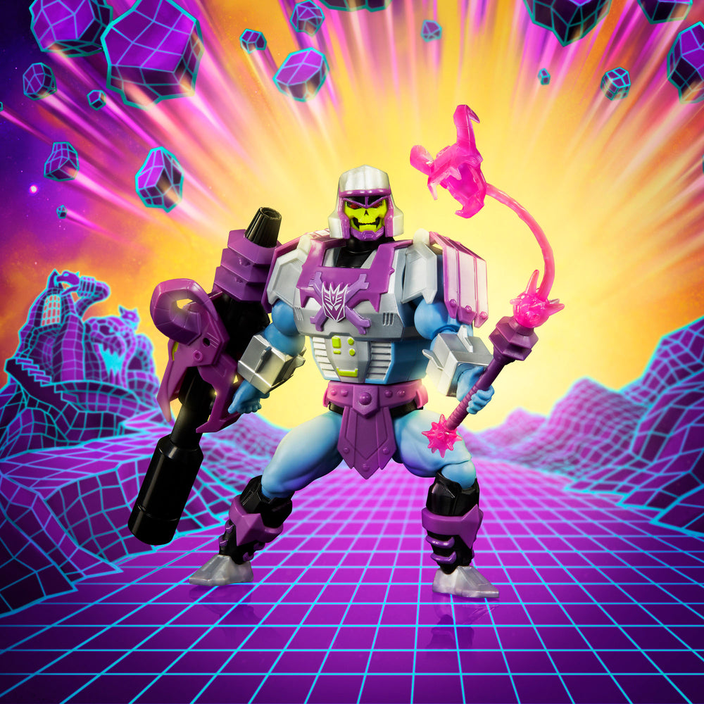 Masters of the Universe x Transformers Megatron Armor Skeletor Action ...