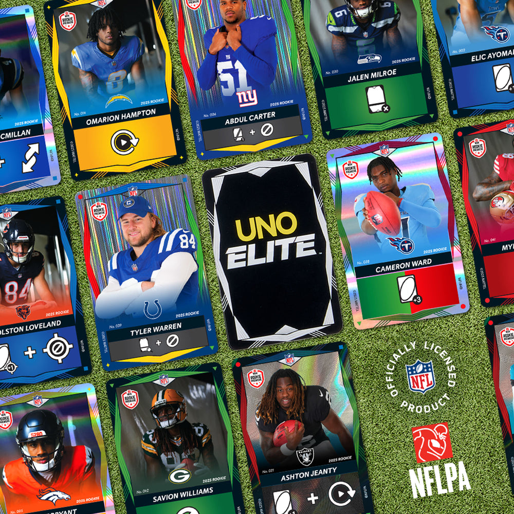 UNO Elite NFL 2025 Rookie Bundle – Mattel Creations