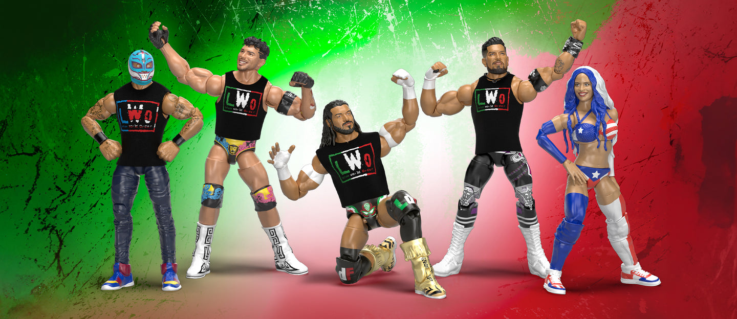 WWE Elite Latino World Order (LWO) Action Figure 5-Pack | Mattel Creations