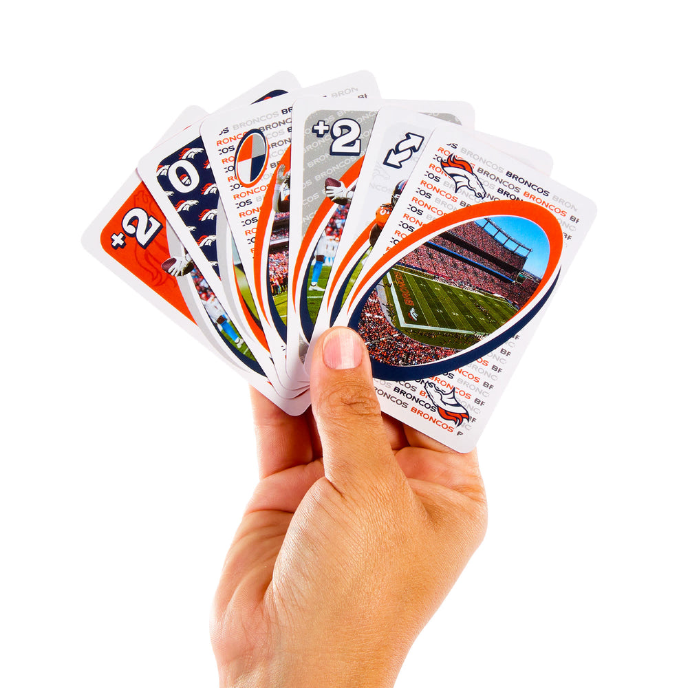UNO Fandom NFL Denver Broncos Game Deck | Mattel Creations