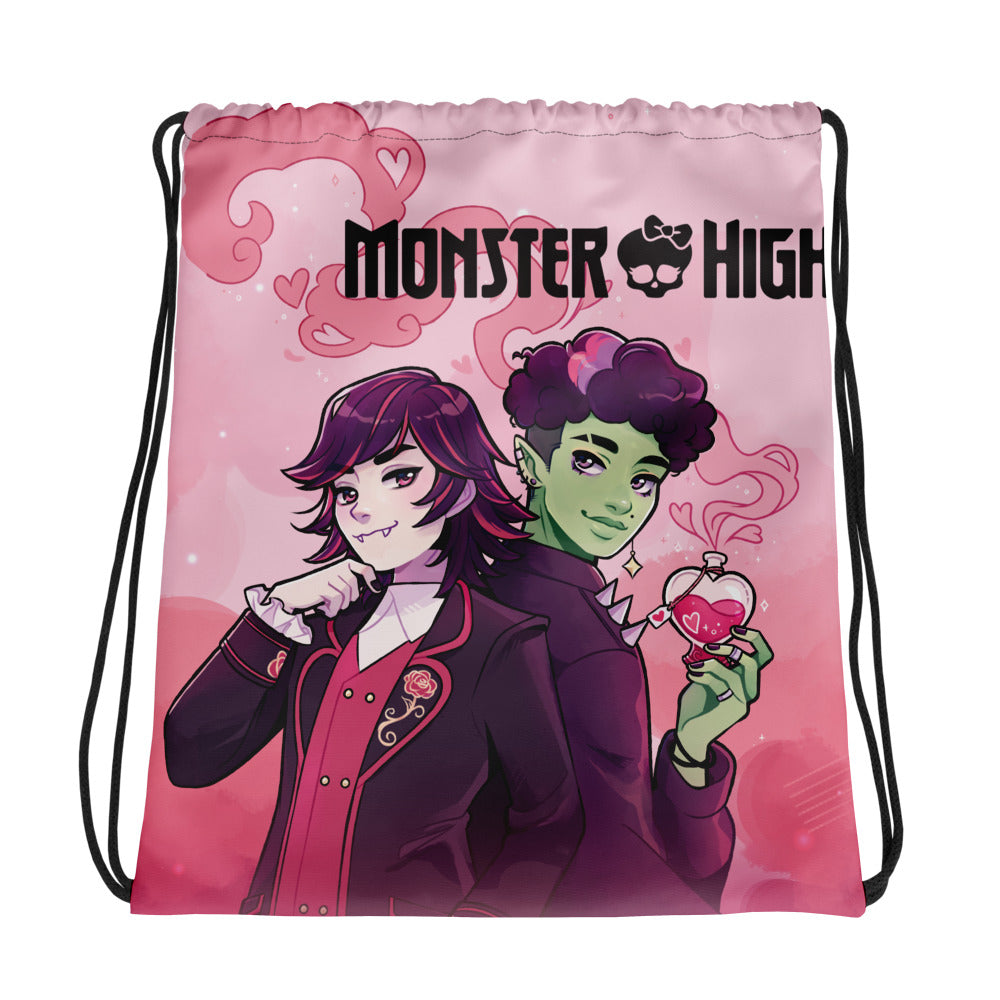 Monster High Pride Kieran & Spelldon Drawstring Bag (Céli Godfried ...