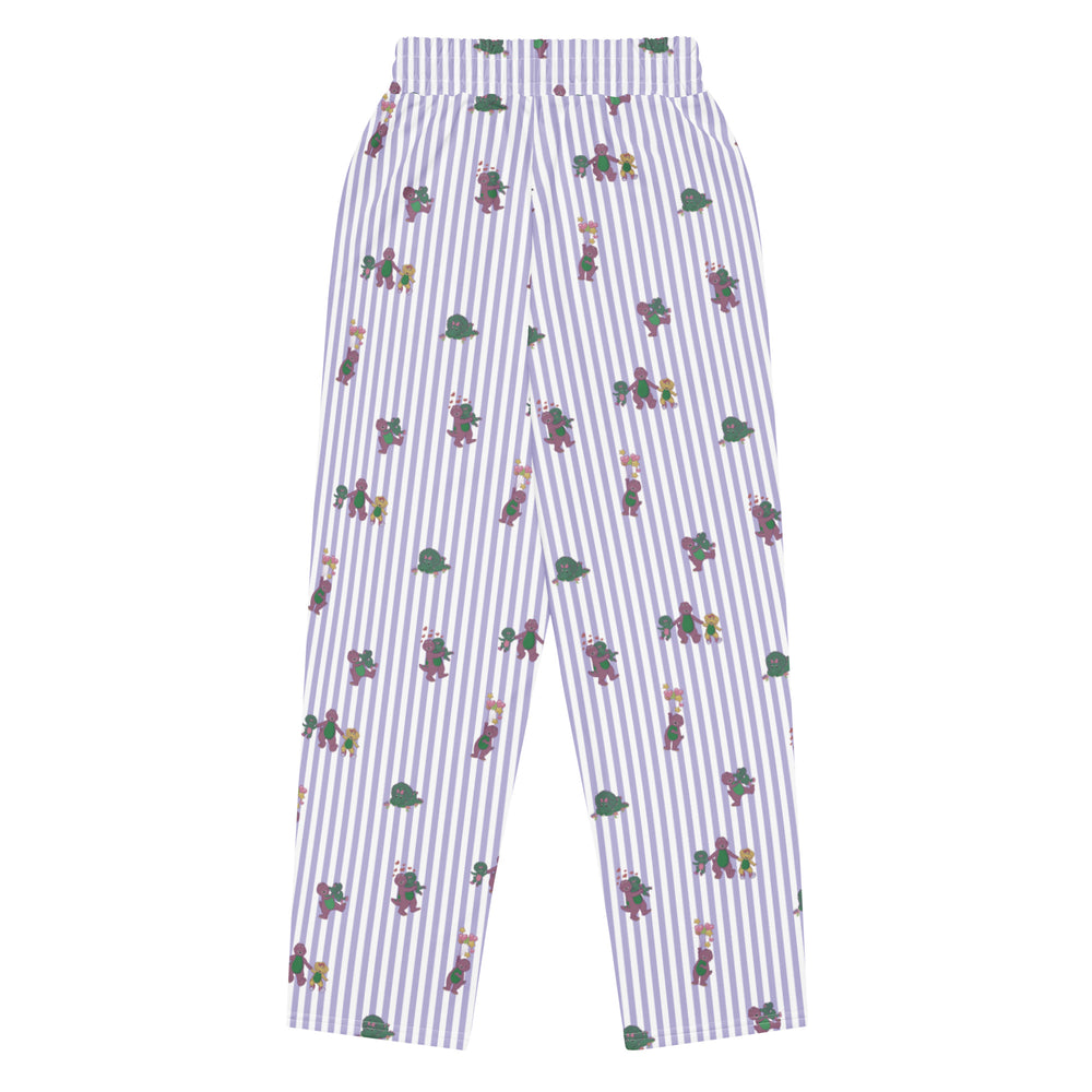 Barney Dinosaurs Wide Leg Striped Pants – Mattel Creations