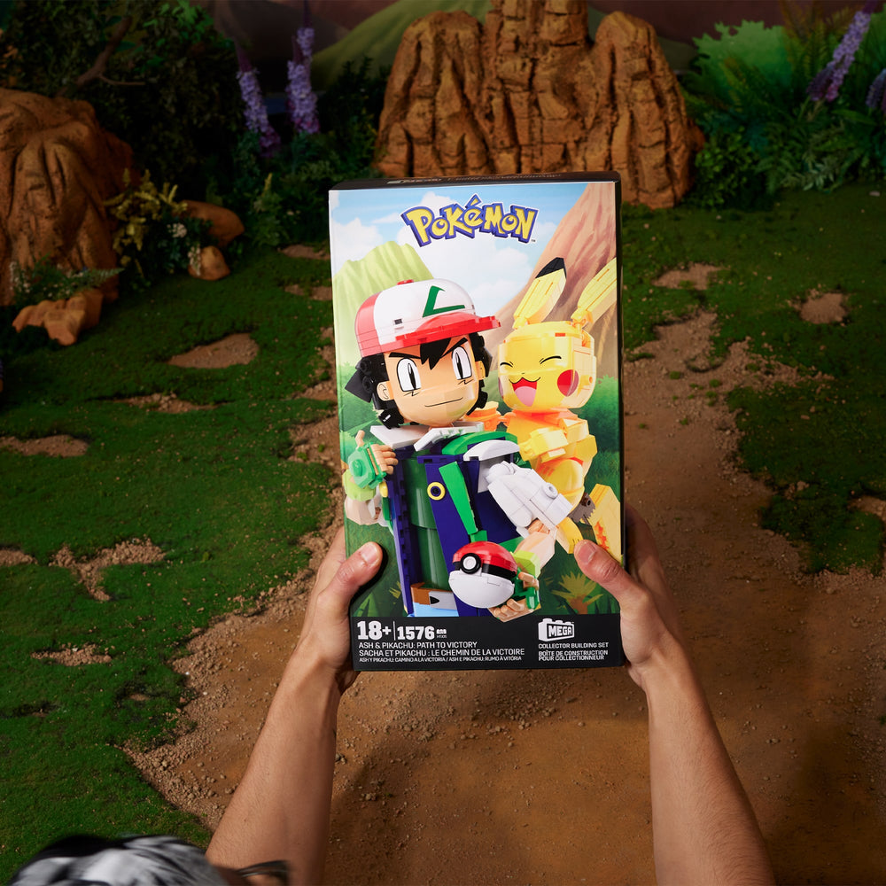 MEGA Ash & Pikachu: Path to Victory Set | Mattel Creations