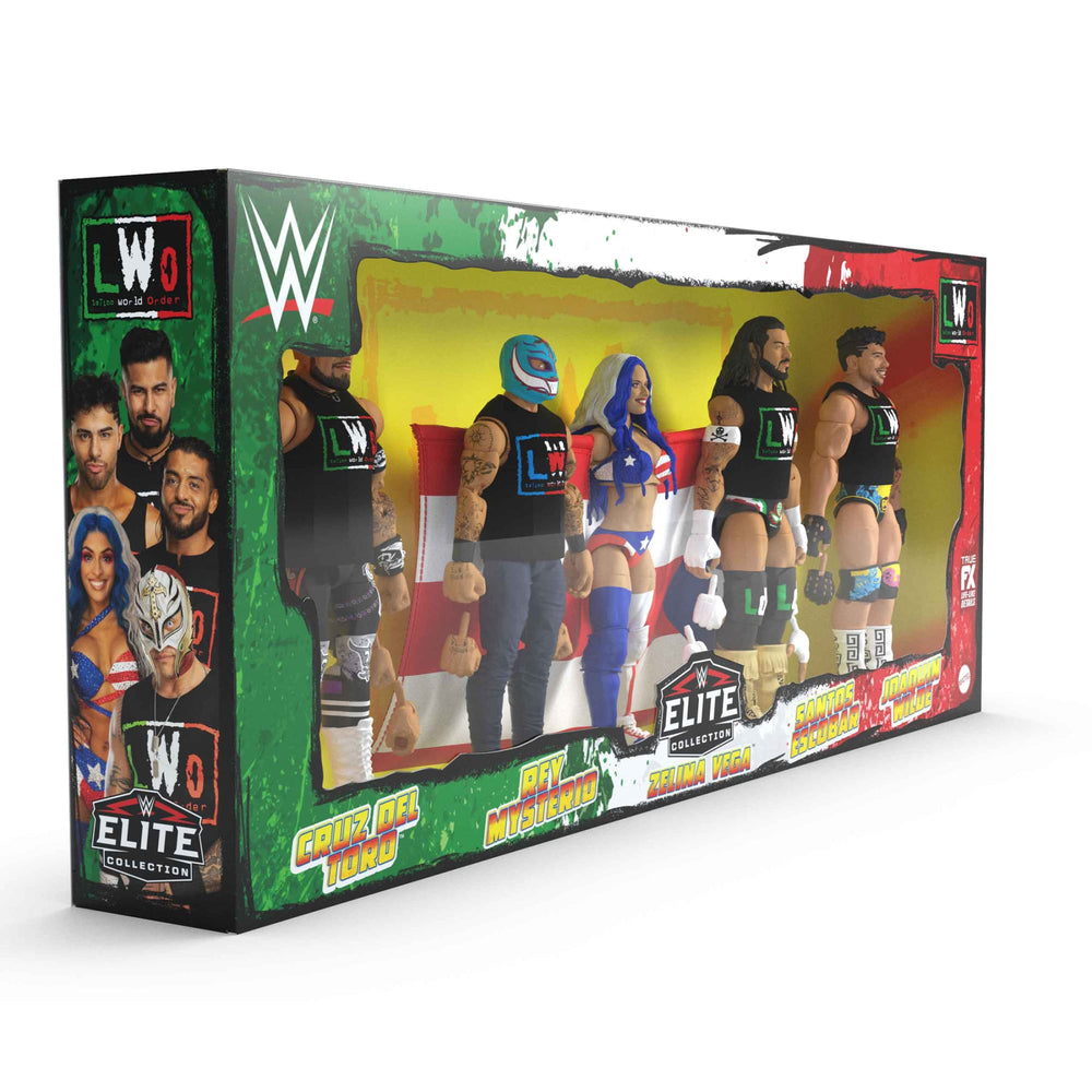 WWE Elite Latino World Order (LWO) Action Figure 5-Pack | Mattel Creations