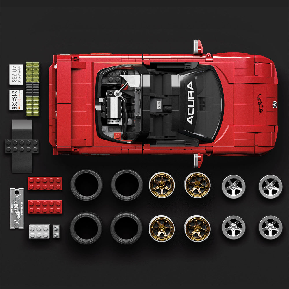 Mattel Brick Shop Hot Wheels ’90 Acura NSX Building Set | Mattel Creations