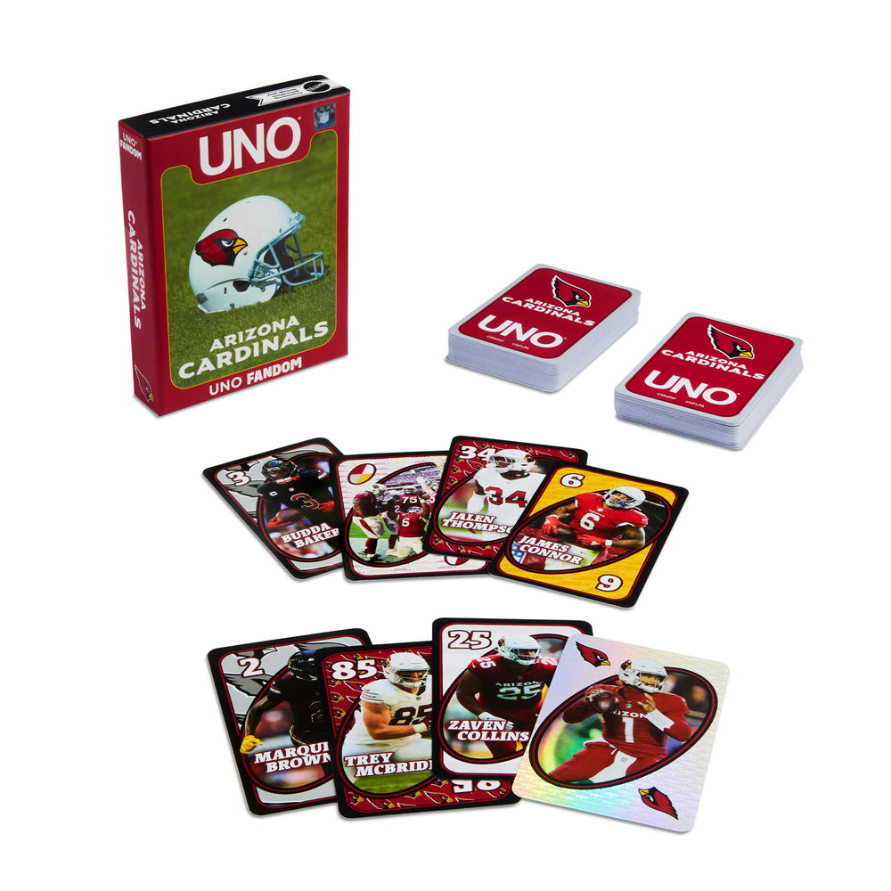 UNO Fandom NFL Arizona Cardinals Game Deck | Mattel Creations