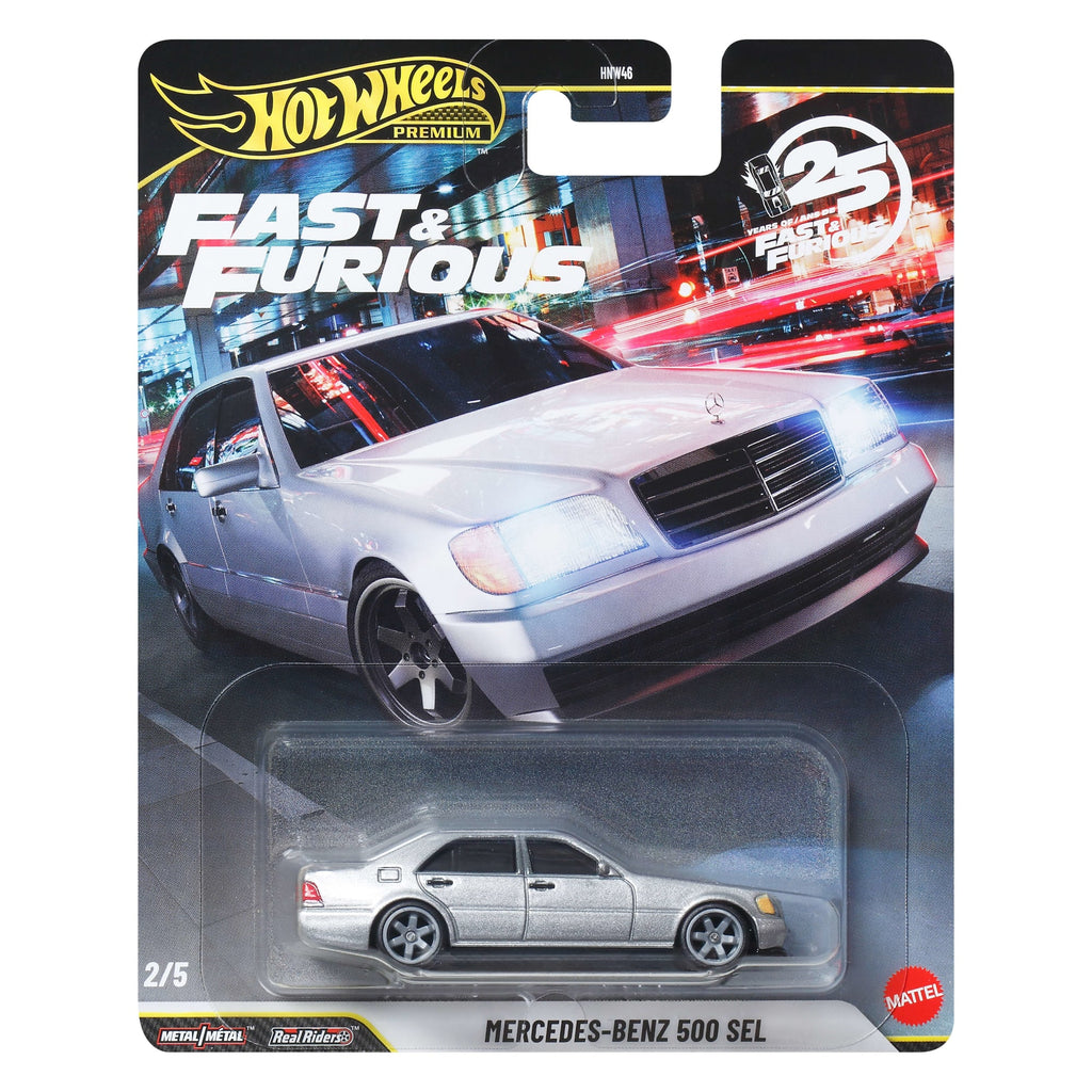 Hot Wheels Premium Fast & Furious Mercedes-Benz 500 SEL | Mattel Creations