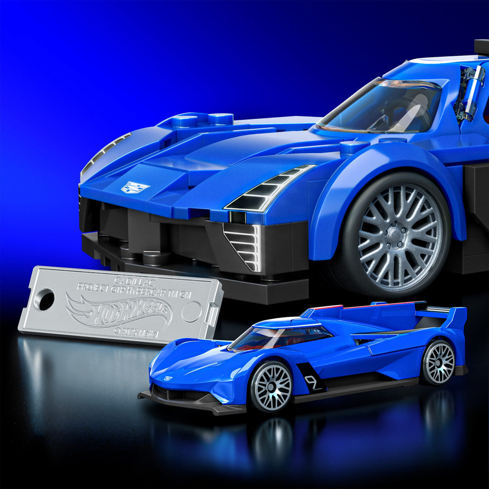 Mattel Brick Shop Hot Wheels Cadillac Project GTP Hypercar Building Set ...