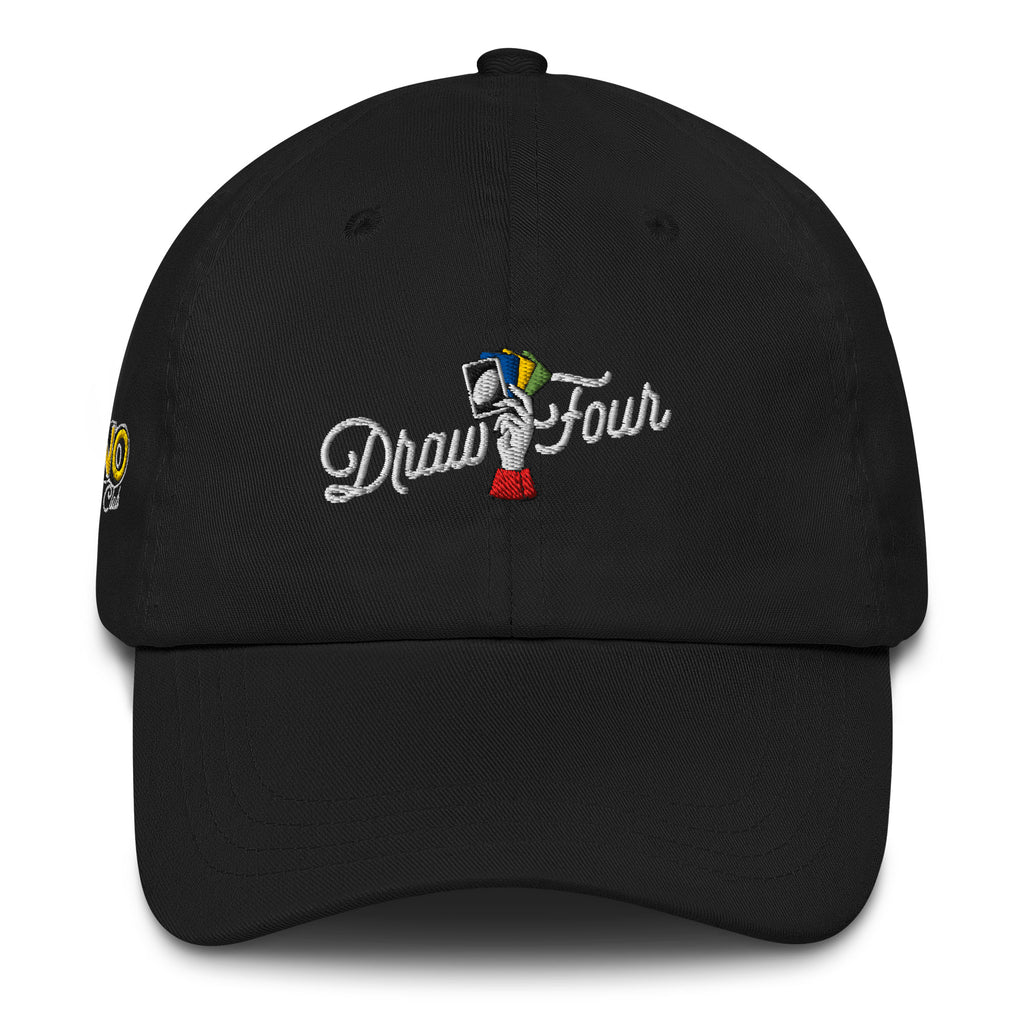 UNO Social Club Draw Four Black Hat | Mattel Creations
