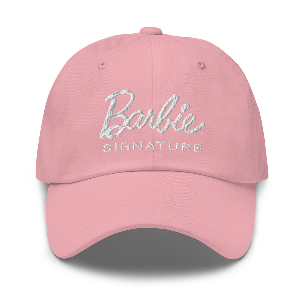 Barbie Signature Logo Pink Dad Hat – Mattel Creations