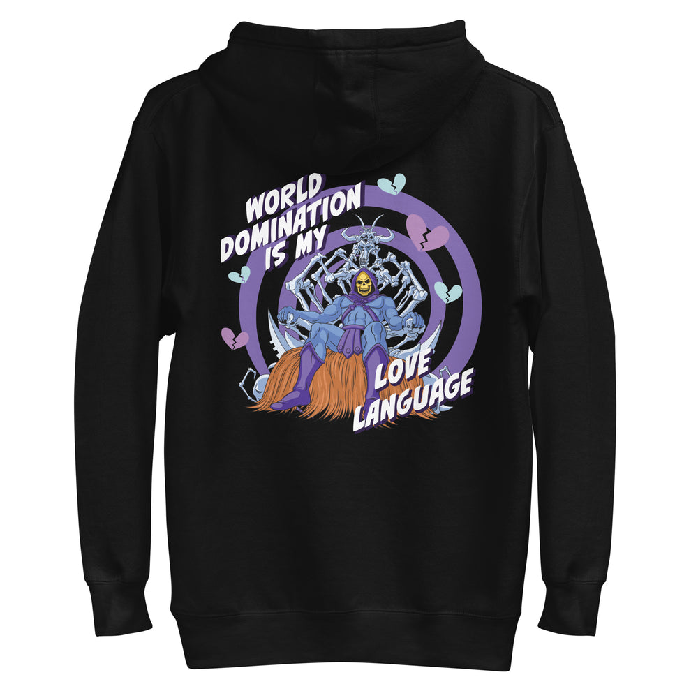 Masters of the Universe Skeletor Love Language Embroidered Black Hoodi ...