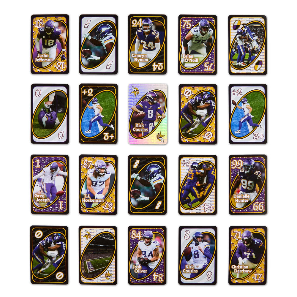 UNO Fandom NFL Minnesota Vikings Game Deck | Mattel Creations