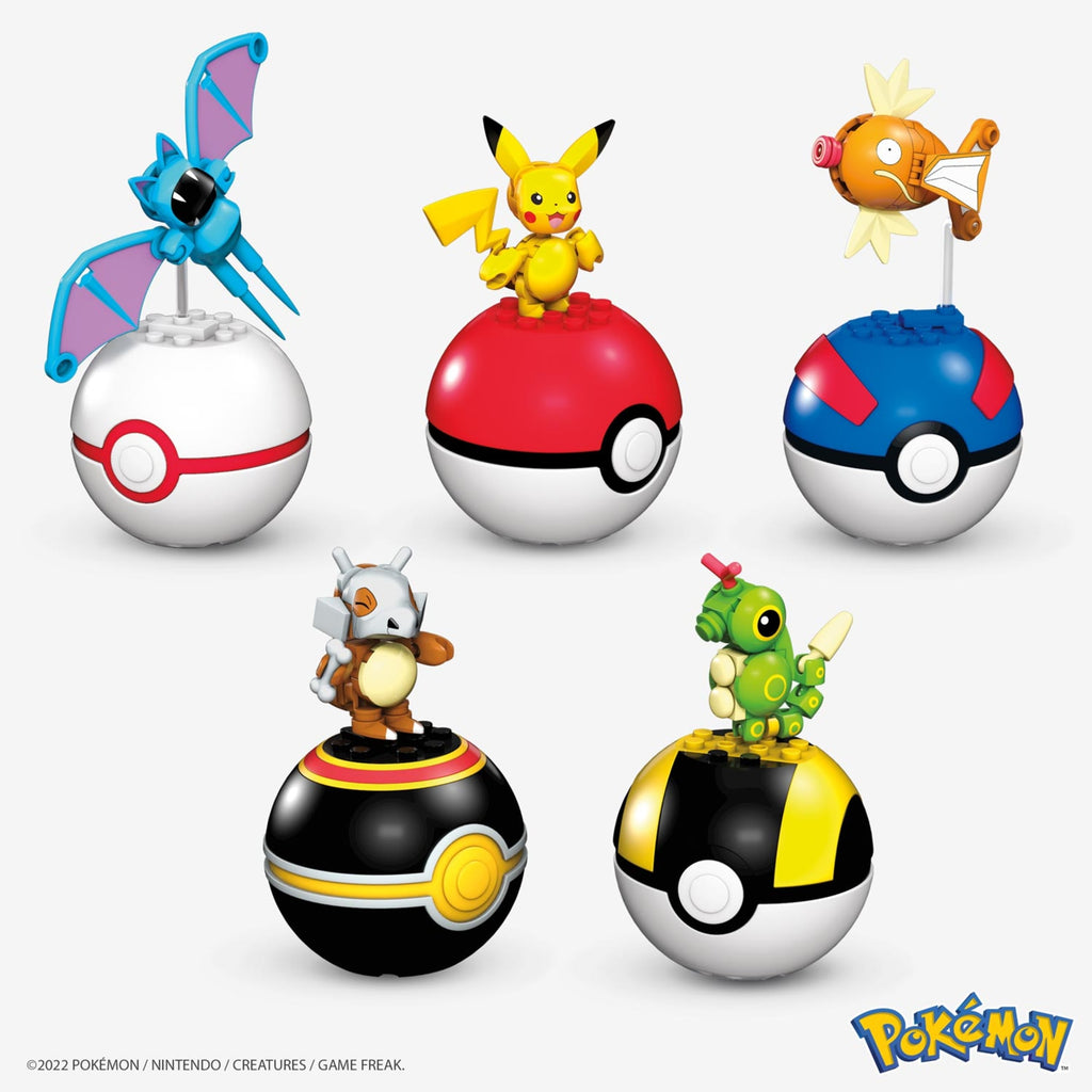 Mega Construx Pokemon Poke Ball Bundle | Mattel Creations
