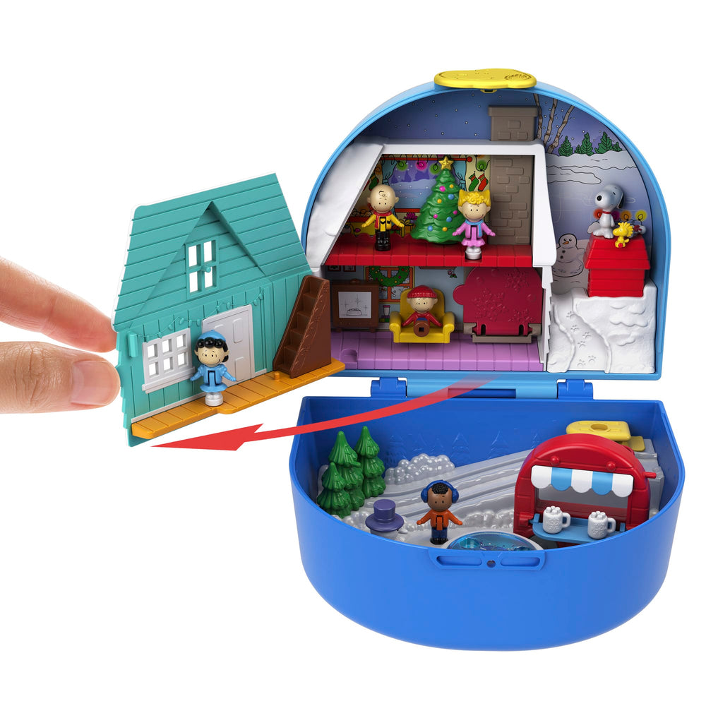 Polly Pocket Dolls and Playset, Collector Peanuts Compact | Mattel ...