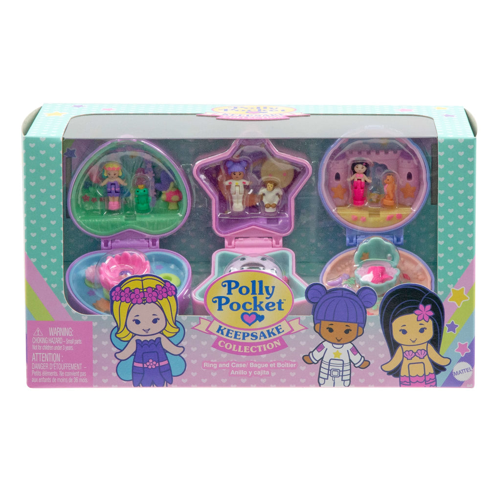 Polly Pocket Collector, Heritage Ring Box 3 Pack | Mattel Creations