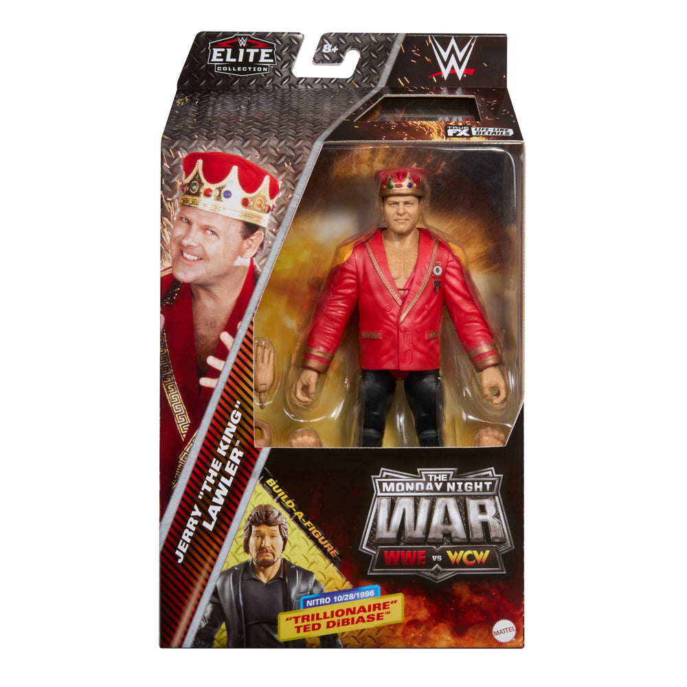 WWE Monday Night War Elite Collection Jerry “The King” Lawler Action ...
