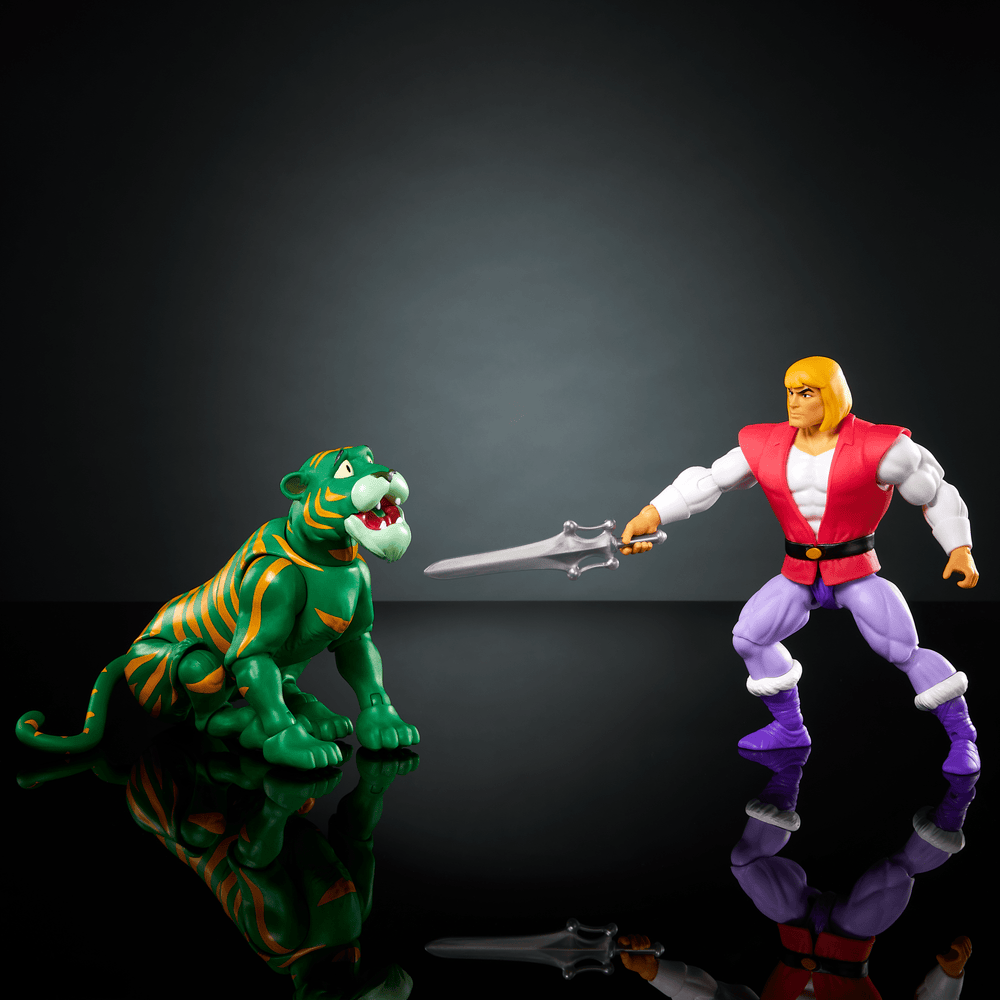 MOTU Origins Prince Adam & Cringer 2-Pack Action Figures | Mattel Creations