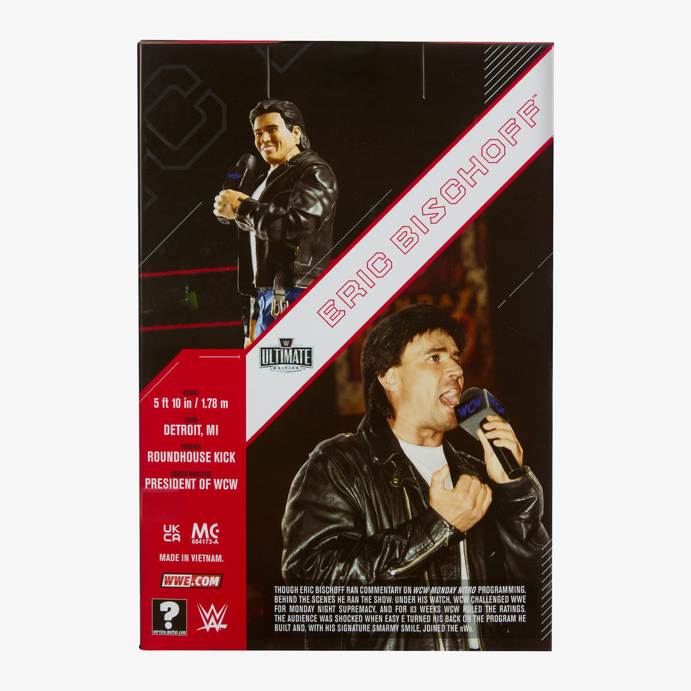 WWE Ultimate Edition WCW Monday Nitro Ring w/ Eric Bischoff | Mattel Creations
