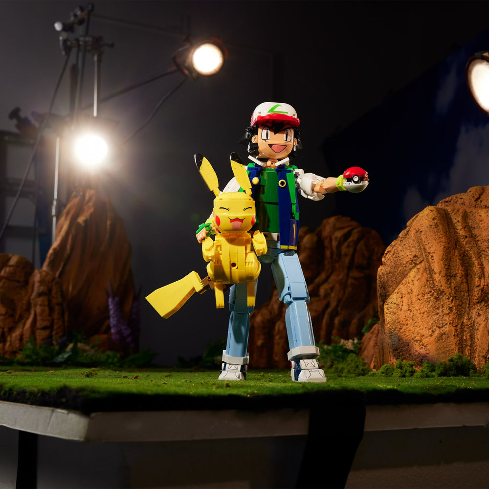 MEGA Ash & Pikachu: Path to Victory Set | Mattel Creations