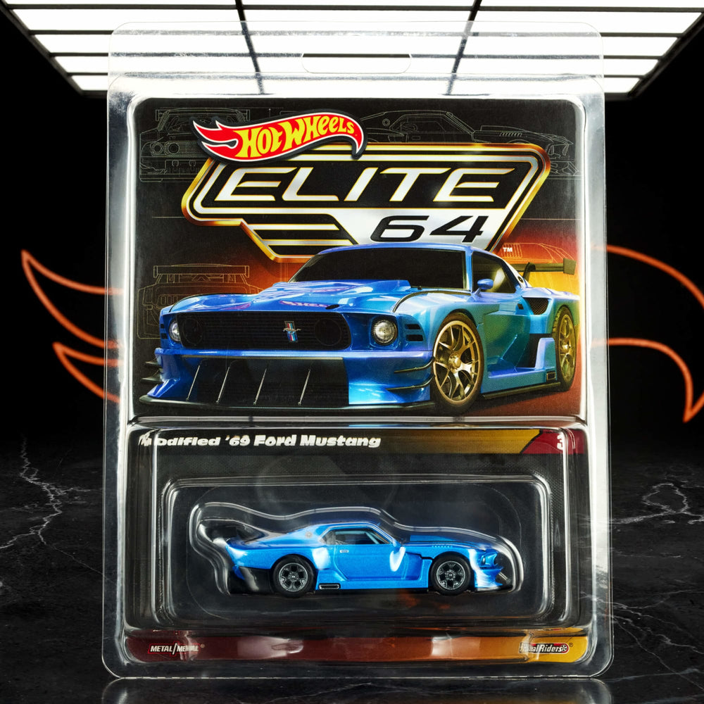Hot Wheels Elite 64 Series Modified ’69 Ford Mustang | Mattel Creations