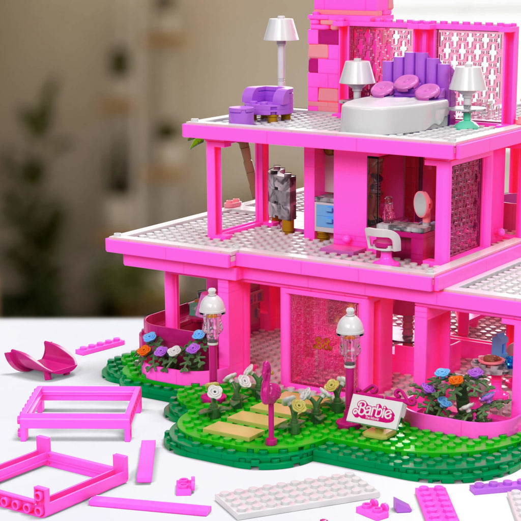 MEGA Barbie The Movie Replica DreamHouse Building Kit | Mattel Creations
