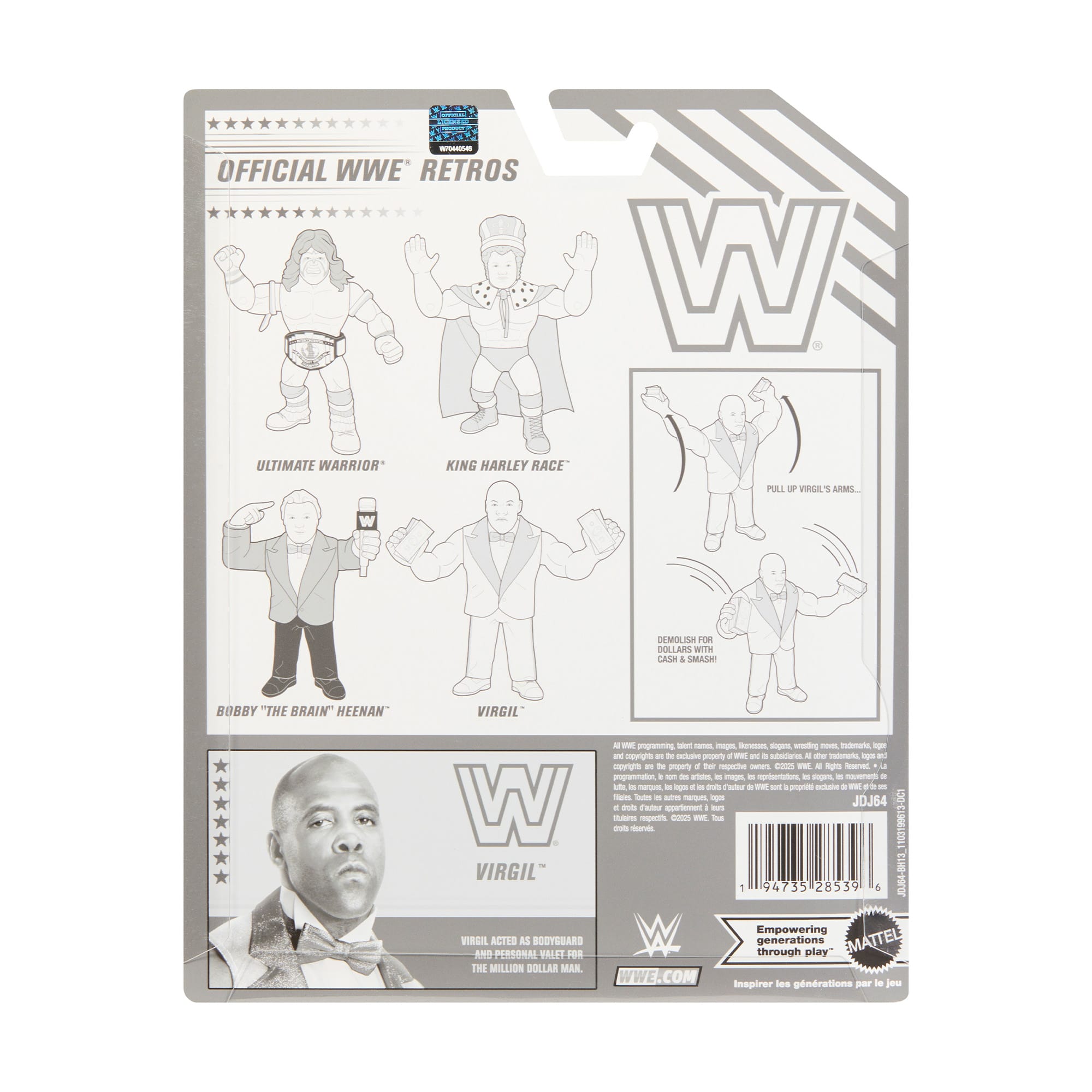 WWE Official Retro 4-Pack Action Figures | Mattel Creations