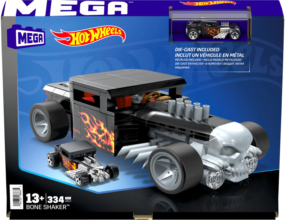 MEGA Showcase Hot Wheels Bone Shaker Building Set | Mattel Creations