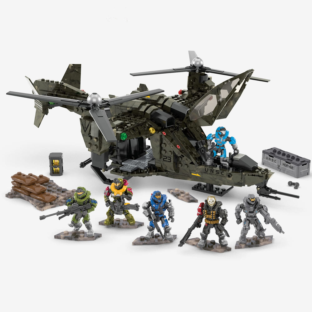 MEGA Halo UNSC Falcon Sweep Building Toy Kit – Mattel Creations