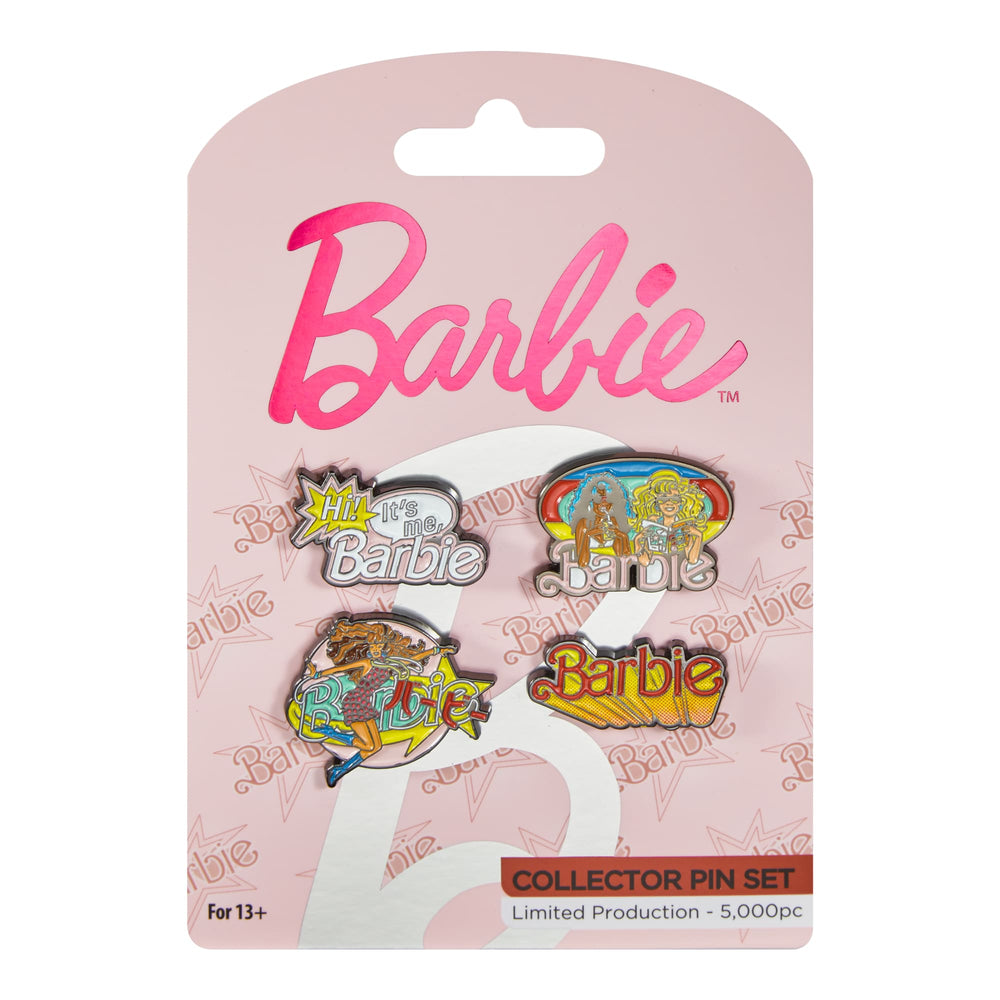Barbie Comic Enamel Pin Set | Mattel Creations