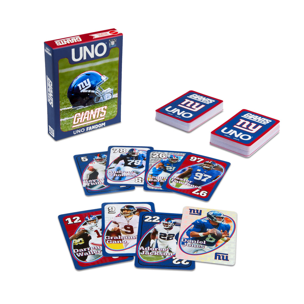 UNO Fandom NFL New York Giants Game Deck | Mattel Creations