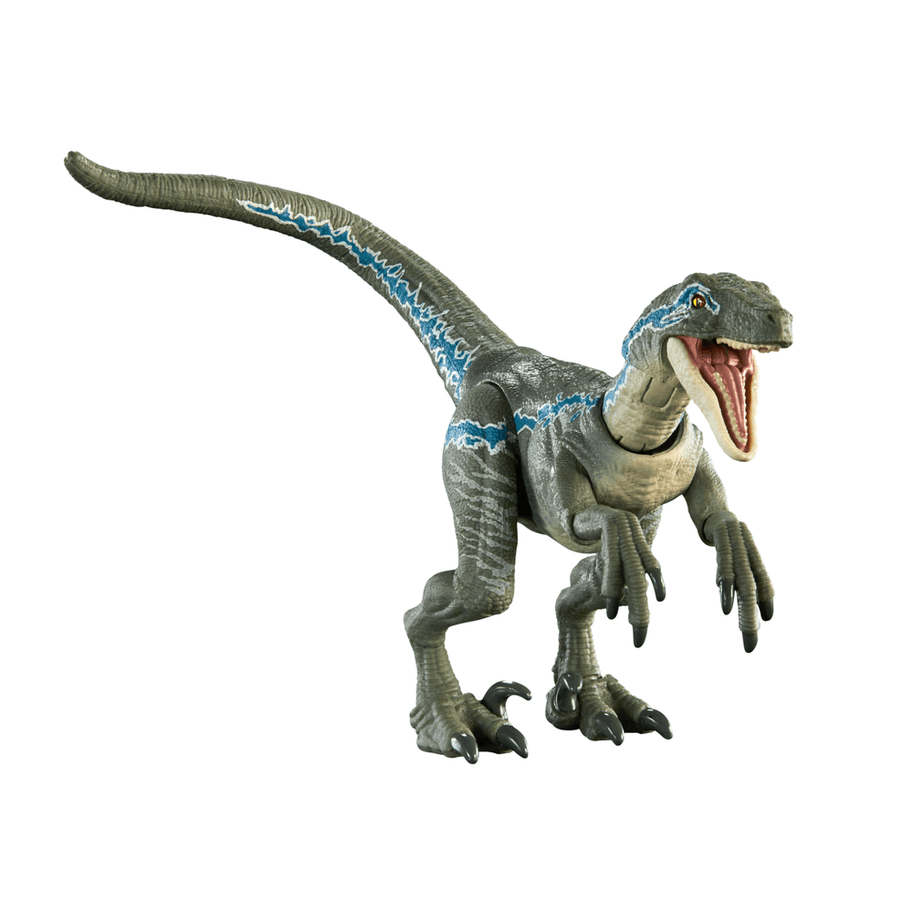 Jurassic World Hammond Collection Velociraptor Blue Dinosaur Figure ...