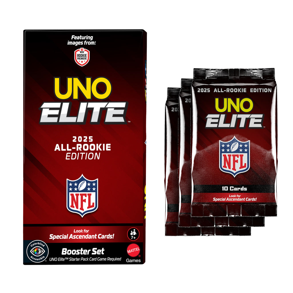 UNO Elite NFL 2025 All-Rookie Booster Set | Mattel Creations