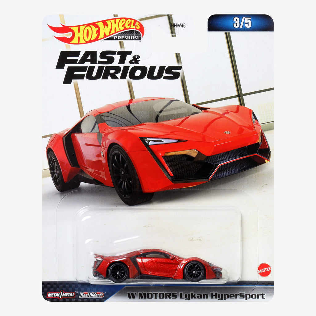 Hot Wheels Fast & Furious Premium Series, Lykan Hypersport | Mattel ...