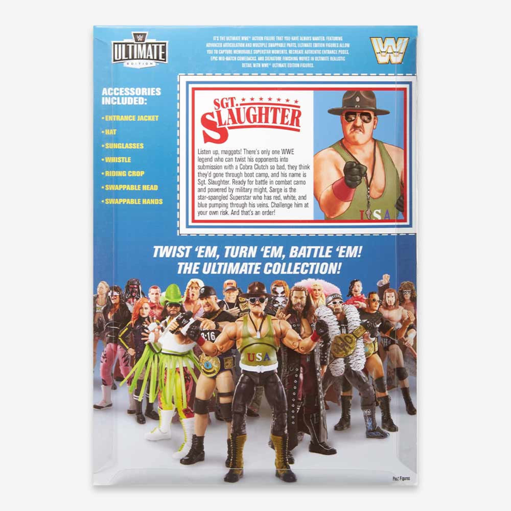WWE Ultimate Edition Sgt. Slaughter action figure – Mattel Creations