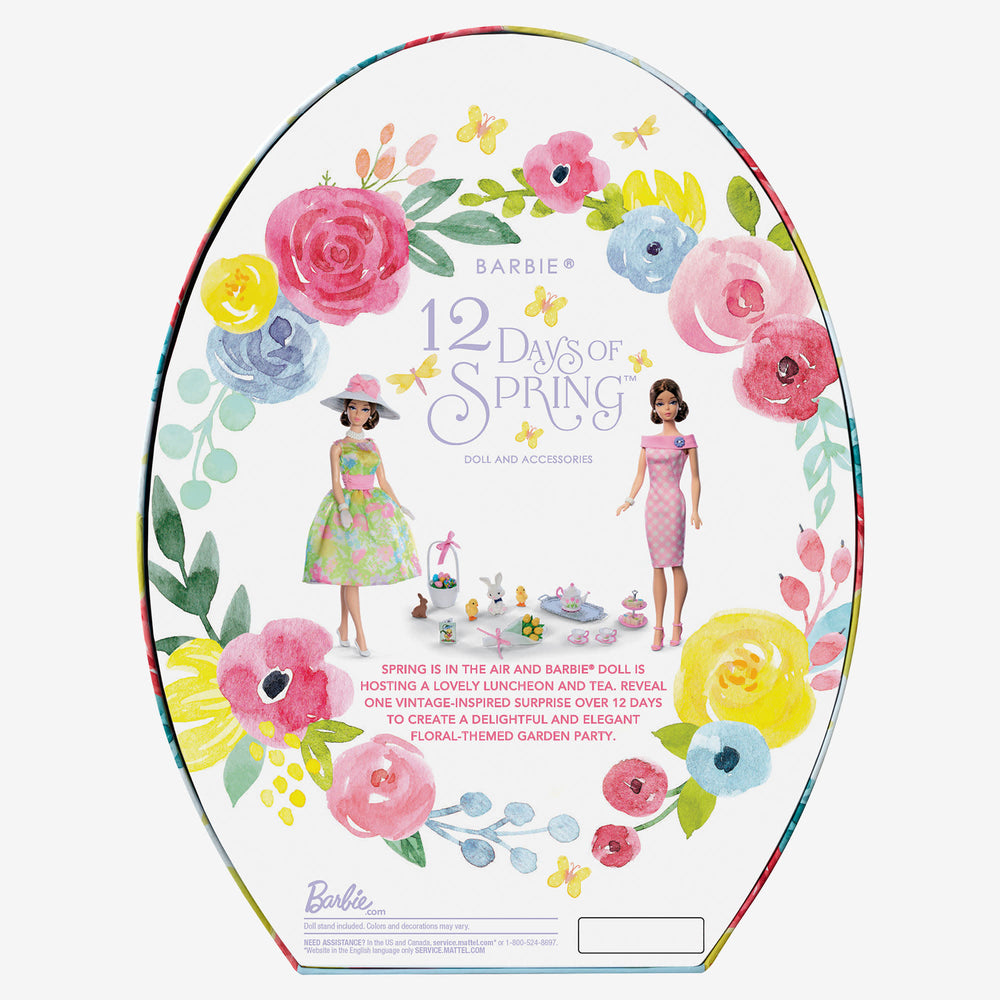 Barbie 12 Days of Spring Doll and Accessories – Mattel Creations